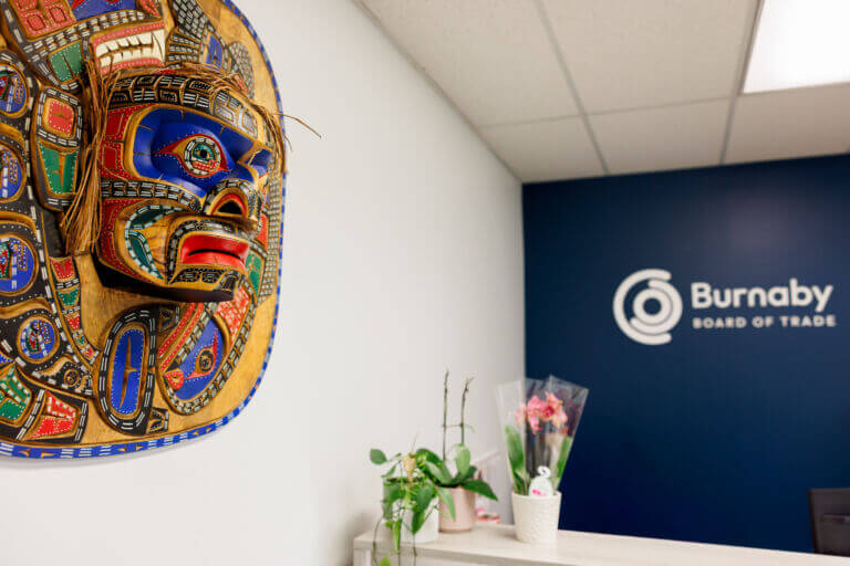 A Meaningful Art Reveal at the BBOT Office - Burnaby Board of Trade